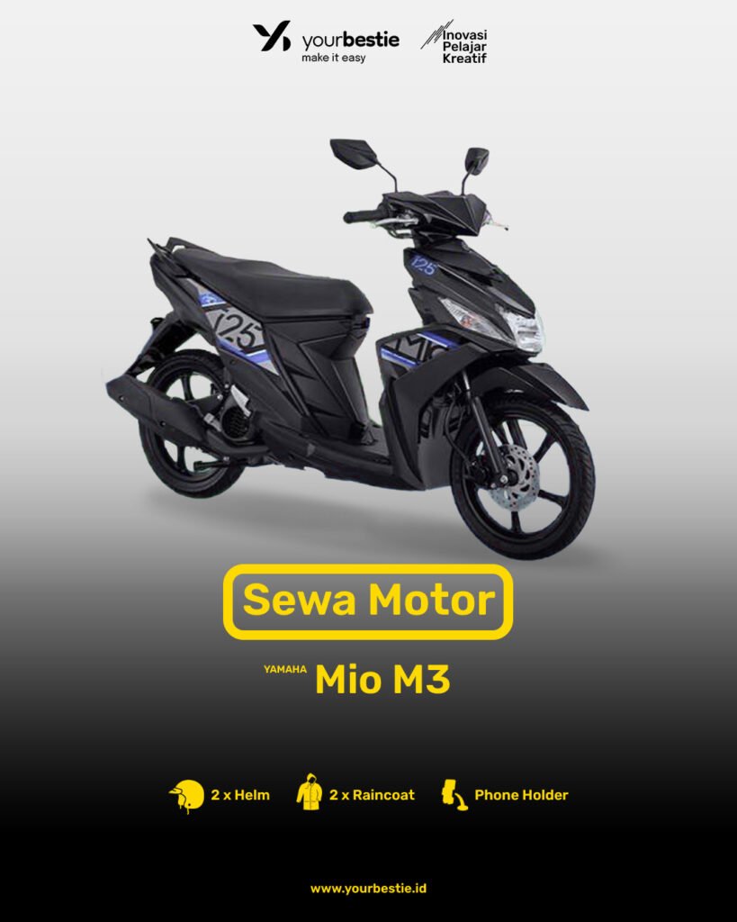 YB9 Sewa Motor Yamaha Mio M3 125cc (2017) - YourBestie